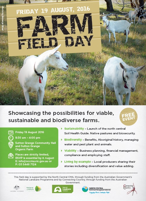 19 August 2016 – Sustainable and Biodiverse Farms Field Day ...