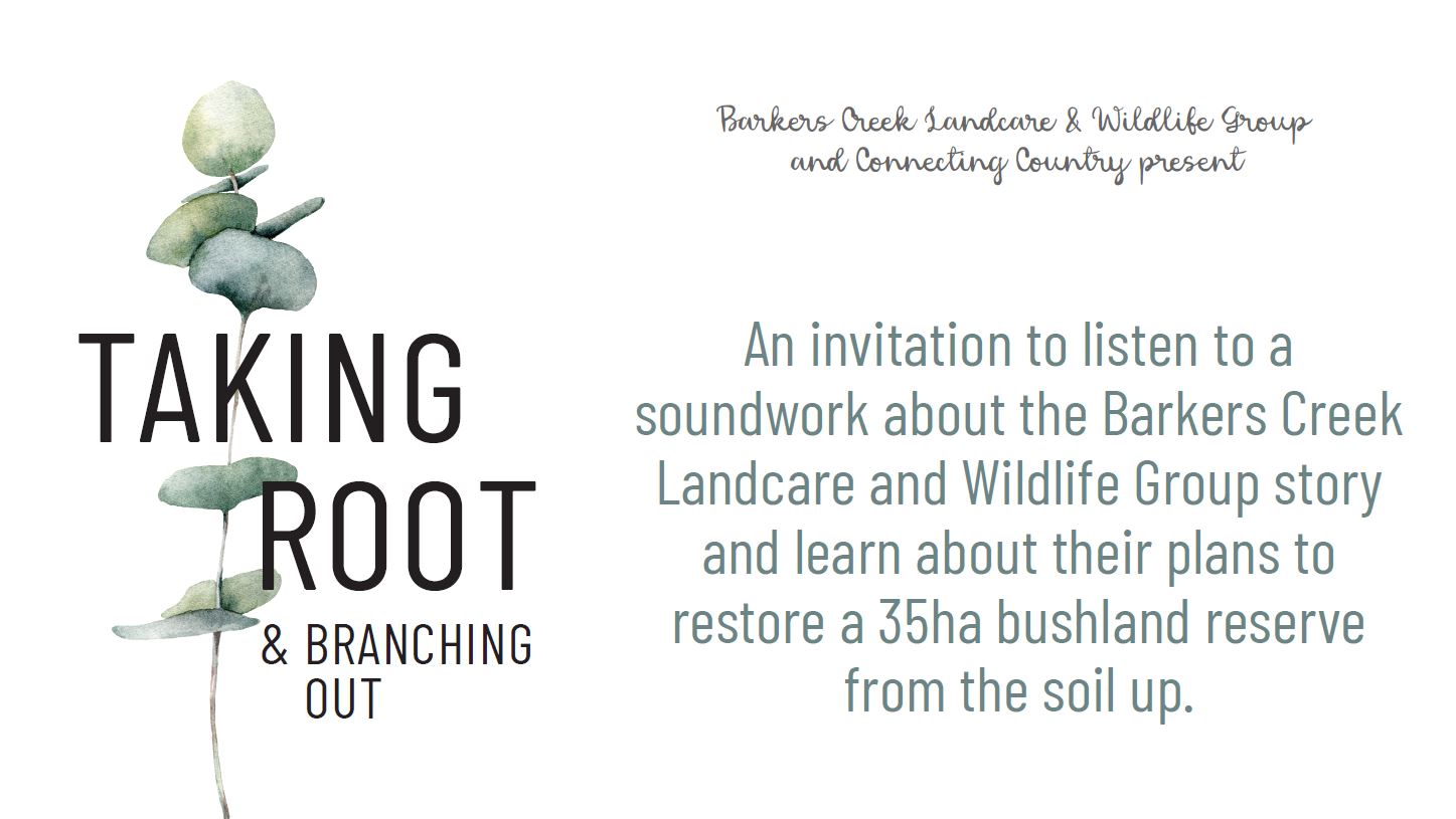 Taking Root and Branching Out – Connecting Country